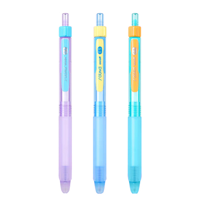 点石热敏可擦中性笔DS-0207静响控按动静音热可擦笔高颜值文具可擦晶蓝色ins风可爱小清新三四年级初中生水笔