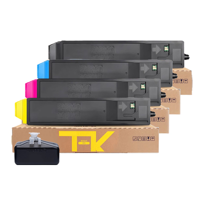 适用京瓷2400cidn粉盒TK8223碳粉盒ECOSYS MZ2400cidn彩色复印机a3激光打印机硒鼓墨粉盒TK-8223KCMY墨粉组件