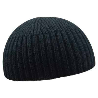 秋冬帽子男潮针织帽韩版瓜皮地主帽毛线帽雅痞帽嘻哈光头男帽时尚