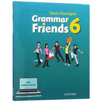 牛津小学英语语法书 英文原版Oxford Grammar Friends 6和语法做朋友 涵盖剑桥少儿英语考试语法寒暑假短期课程教材含学生软件