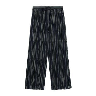 BEAMSBOY条纹阔腿裤长裤