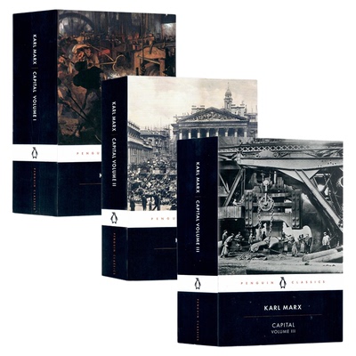现货 Capital Volume I-3 资本论1-3全套英文原版 卡尔马克思资本论1-3 政治经济学批判经济学著作 进口英语书籍平装