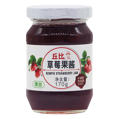 丘比草莓酱340g早餐鲜果蛋糕夹心