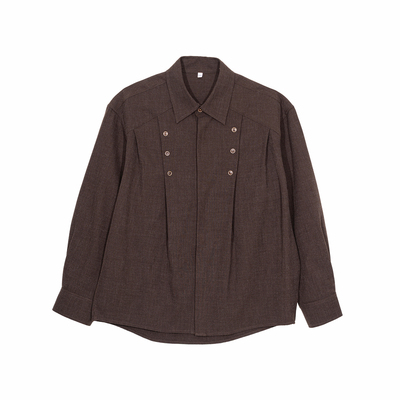 Hualun秋季高级感痞帅衬衣男