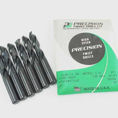 PRECISION TWIST DRILL Type 4ASM 135 DEG Size 11.50 Drill Kit