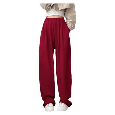 蜜略大码宽松显瘦阔腿裤遮肉垂感