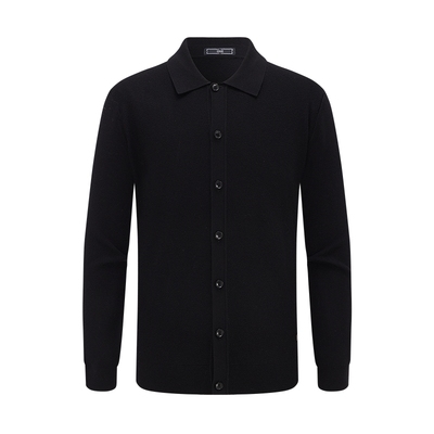 【7A抑菌】EMZ鄂尔多斯25冬季澳洲羊毛重磅毛衣开衫保暖羊毛衫男