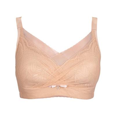 雪伦义乳文胸假胸假乳胸罩术后抹胸网纱无钢圈内衣本命年2301