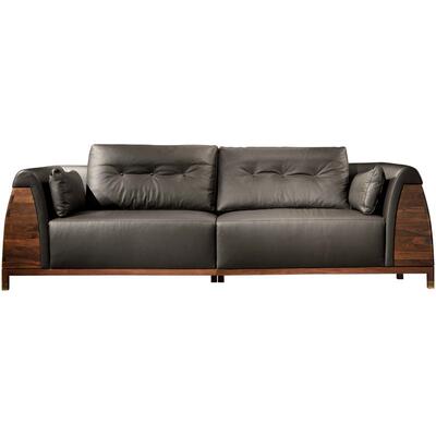 北美黑胡桃木沙发设计师款别墅