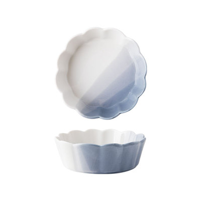 陶瓷北欧风创意花形水果沙拉碗