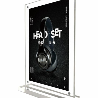 亚克力强磁台签A4台卡桌牌