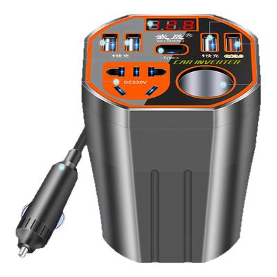 【车载充电器】车载12v24v转220v