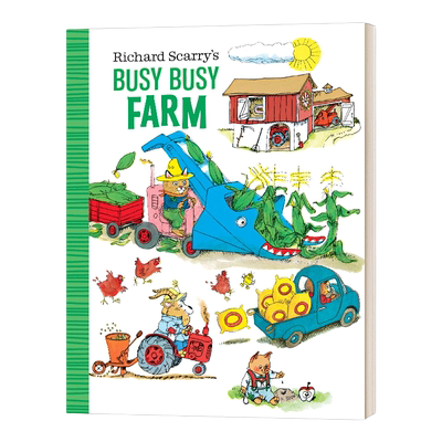 忙忙碌碌的农场 英文原版绘本 Richard Scarry's Busy Busy Farm 斯凯瑞金色童书 纸板书 英文版 进口英语原版书籍