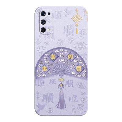 适用真我x7pro手机壳送挂绳