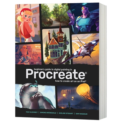 数字绘画初学者指南 英文原版 Beginner's Guide to Digital Painting in Procreate 动画动漫技巧 英文版进口原版英语书籍