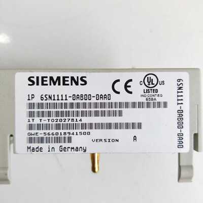 议价全新原装正品 西门子 6SN1111-0AB00-0AA0 实物拍摄 现货