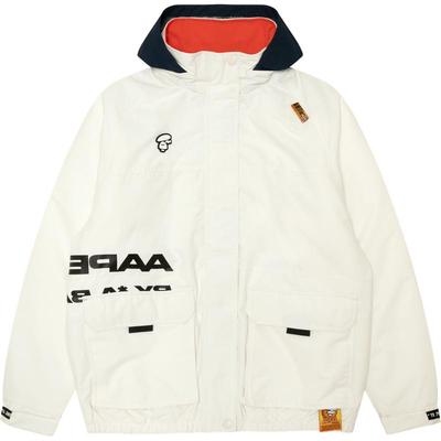 Aape印花休闲连帽夹克外套