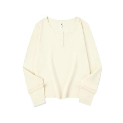 乔丹女子本命年亨利领长袖T恤