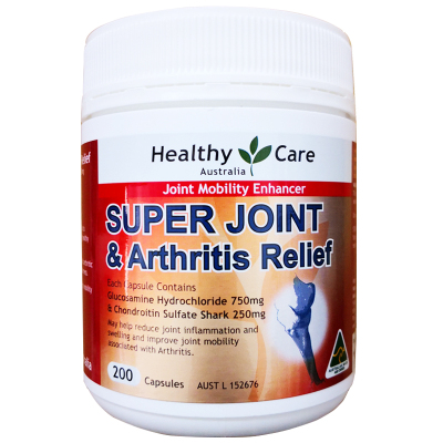 澳洲Healthy Care 澳世康氨基葡萄糖维骨力+鲨鱼软骨素200粒HC079