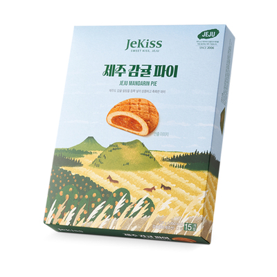 jekiss韩国济州岛原装进口柑橘果酱夹心馅饼特产伴手礼下午茶点心