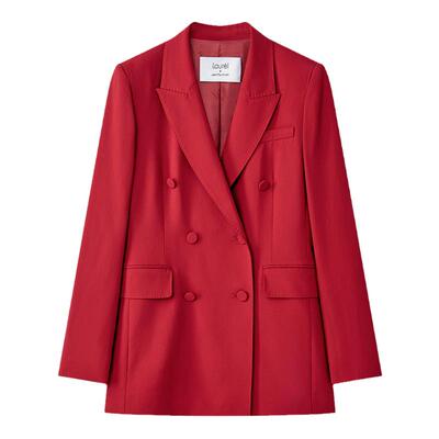【诺特极简联名】Laurel劳芮新款双排扣西装女LWL361T00600