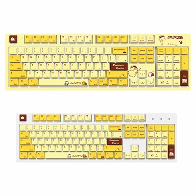 布丁狗卡通动漫PBT透光键帽