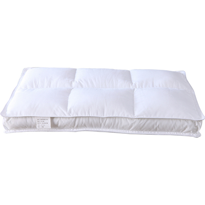 护颈日式白色纯棉羽丝绒平