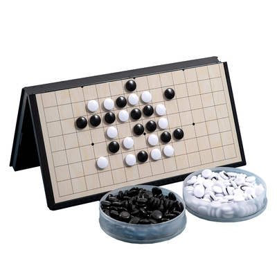 磁性五子棋围棋儿童初学套装小学生益智带磁性正品便携棋盘成人版