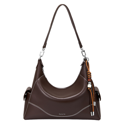 NU纽芝兰糖果HOBO包2025秋冬新款牛皮高级感手提单肩通勤腋下女包