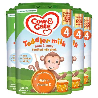 英国直邮牛栏4段2岁+四段奶粉