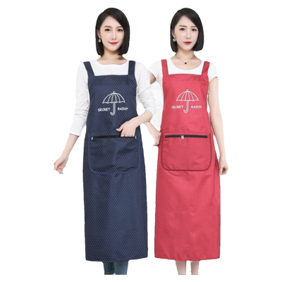 四季款加长超长防水防油围裙无袖