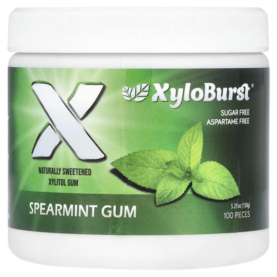 Xyloburst木糖醇口香糖新鲜水果味无糖清新零食口气随身便携薄荷