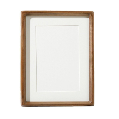 实木榫卯黑胡桃圆角相框字画装裱