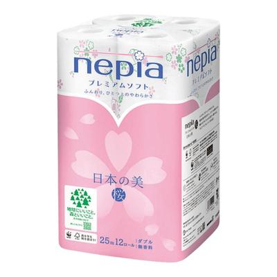 妮飘进口卷纸日本之美25米12卷