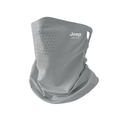 Jeep夏季防晒面罩男骑行围脖套口罩遮阳防紫外线挂耳冰丝脸罩女
