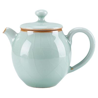 汉唐景德镇青瓷开片泡茶壶