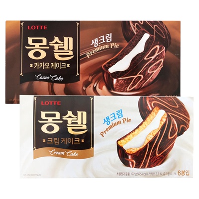 梦雪味派巧克力乐天梦雪夹心