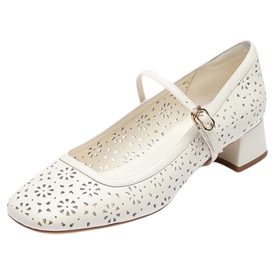 莱尔斯丹法式气质玛丽珍单鞋女士