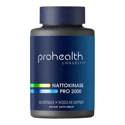 Prohealth系列Nattokinase Pro 2000 纳豆激酶Pro 2000 60粒胶囊