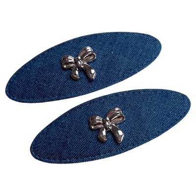 earlobe欧尼同款牛仔BB夹对夹