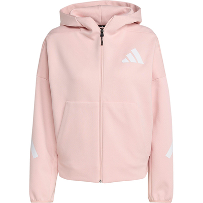 Adidas/阿迪达斯正品W Z.N.E. FZ女士宽松针织休闲连帽外套KC7905