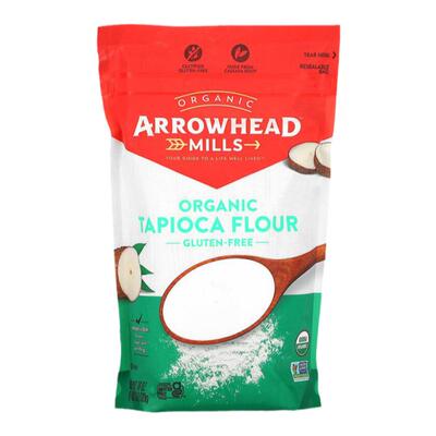 香港直发Arrowhead Mills有机木薯粉无麸质洁食营养无脂510g