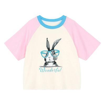 NORNOR女童短袖t恤凉感透气上衣