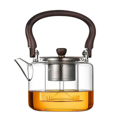 【加厚防爆】大容量玻璃蒸煮茶壶