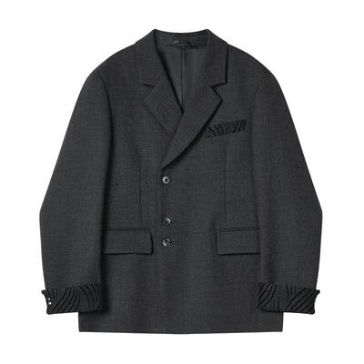 秋季男士商务休闲西装外套单件