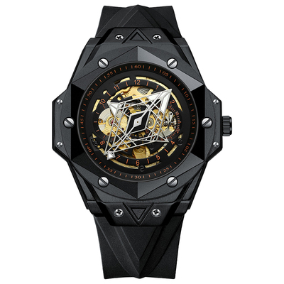 新概念机械表学生男大爆炸表盘