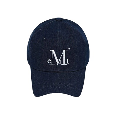 MUCENT SIGNATURE 棒球帽（深蓝色牛仔） MUSINS韩国官网直邮进口