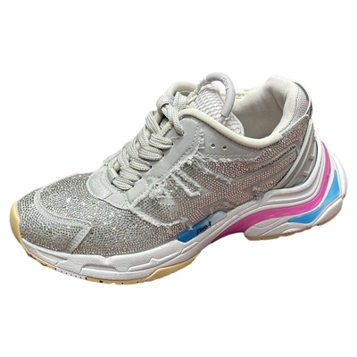 ASH厚底增高撞色亮片休闲运动鞋