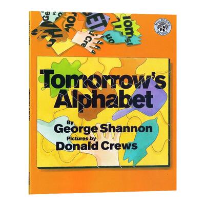 英文原版 Tomorrow's Alphabet 廖彩杏推荐 儿童启蒙字母认知早教绘本 名家 Donald Crews