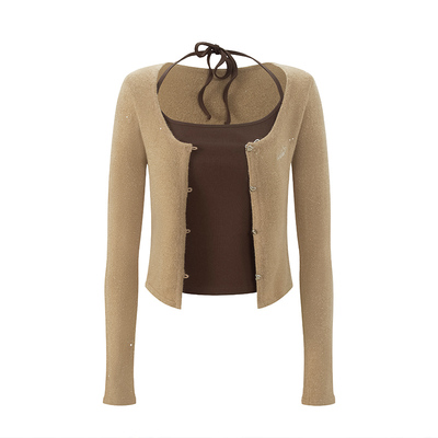 UNIFREE甜美开衫针织衫